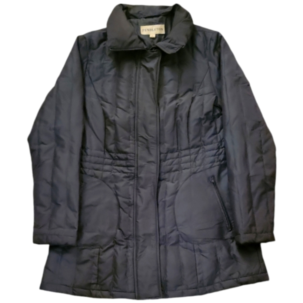 Pendleton Goose Down Quilted Puffer Parka - Gem